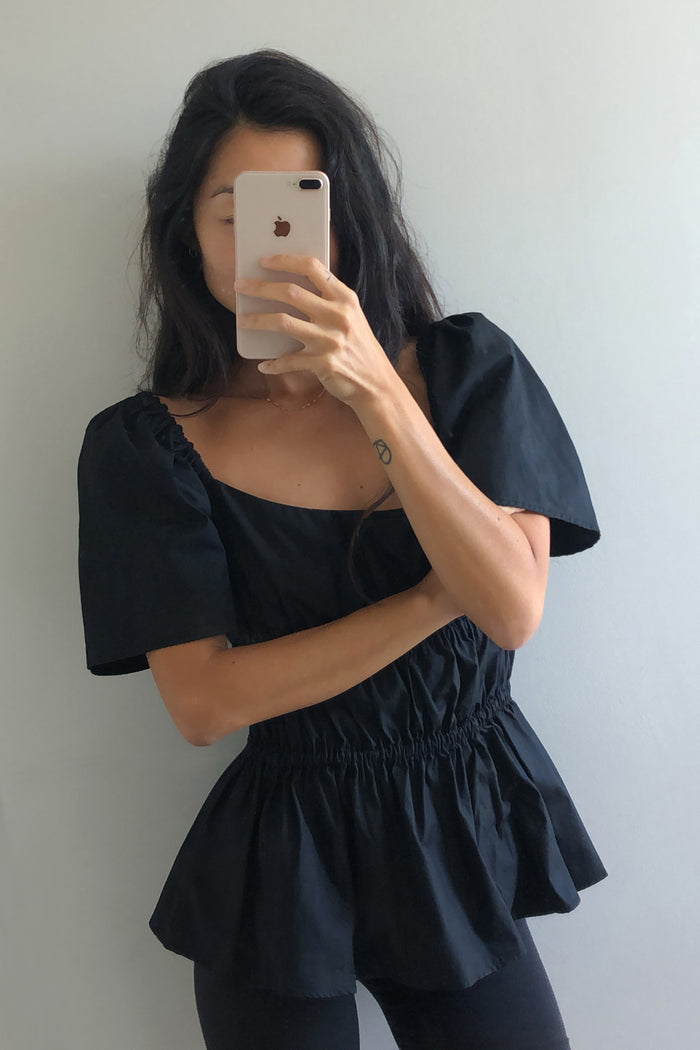 Bodice Top in Black | Ellis Label